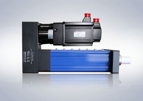 Direct Connection Electric Cylinder Linear Actuator / Ball Screw Blue ...