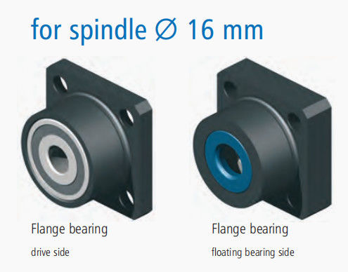 Floating Bearing Side Flange Bearing For Spindle 16Mm Support Heavy Loads
