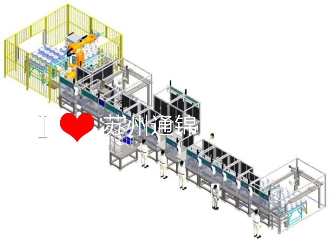 New Energy Automobile Motor Assembly Line For Motor Rotor And Motor Stator