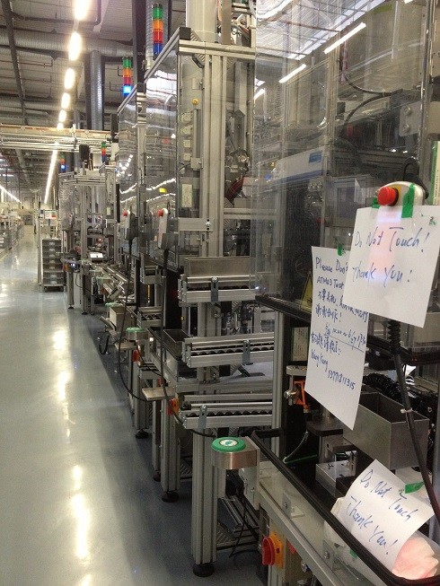 Precision Motor Conveyor Belt Assembly Line , Flexible General Motors ...