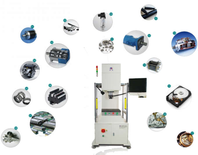 Four Column Servo Driven Press Desktop Type With Touch Screen