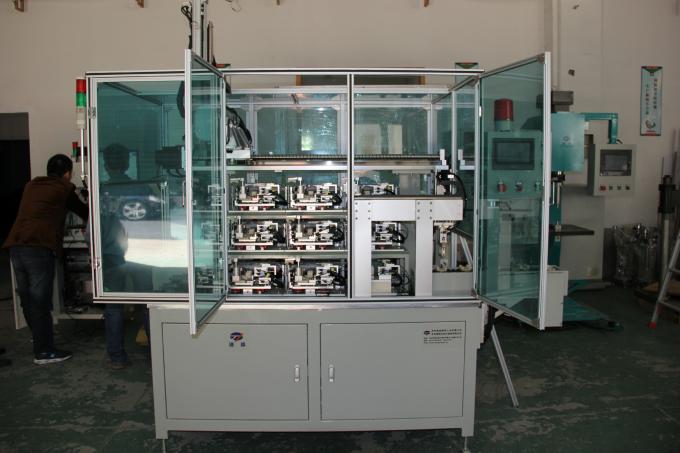 The vacuum cleaner motor servo press assembly line，automated production ...